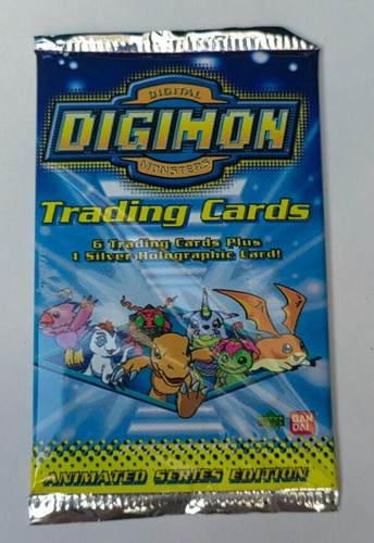 Digimon Trading Cards 1999 Animated Series Edition 1x Sealed Booster ...
