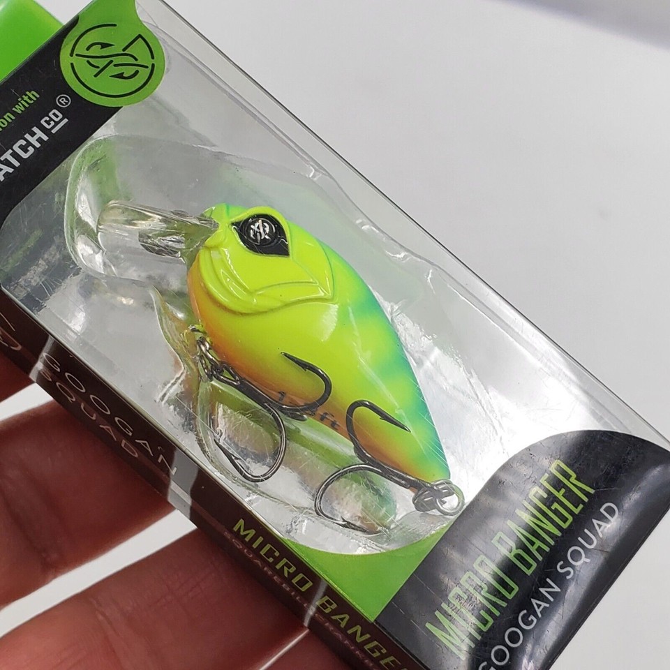 New Googan Squad Micro Banger Squarebill 1/8 Oz Crankbait 1-3 Feet Pick ...