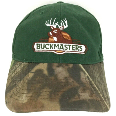 Buckmasters Hat Deer Logo Camo Cap Hunting Camouflage Fishing Baseball ...