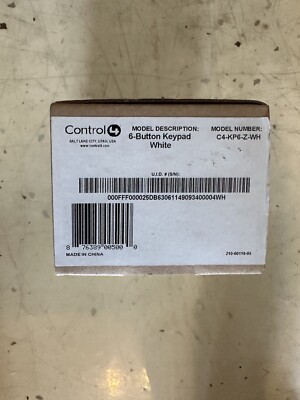 Control4 C4-KP6-Z-WH Wireless 6 button Keypad | eBay