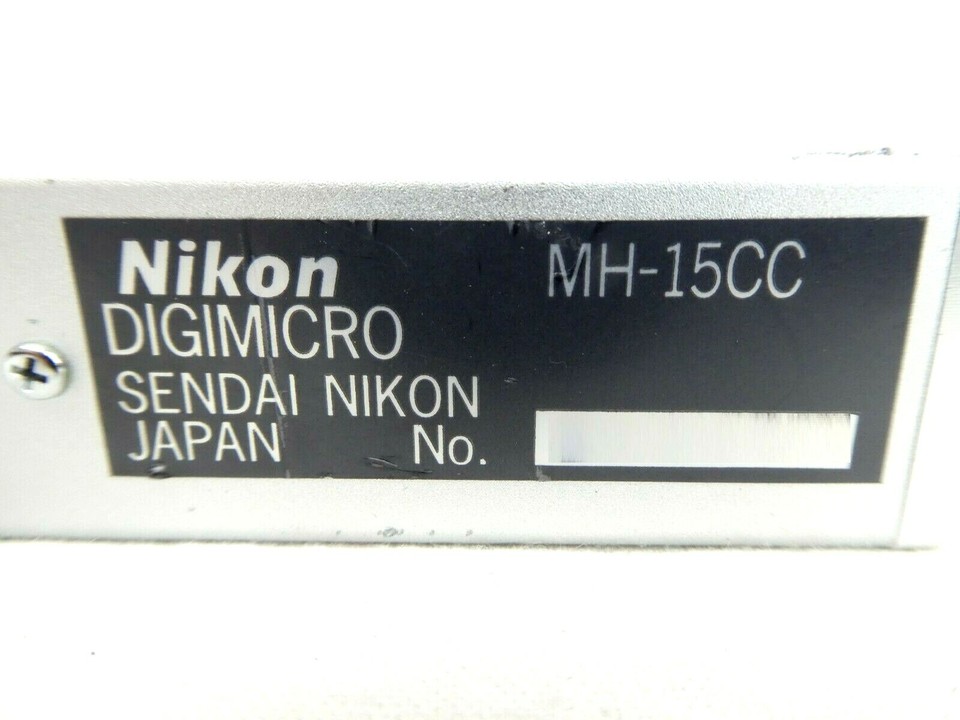 Nikon Precision MH-15CC Digital Micrometer DIGIMICRO NSR Series Working ...