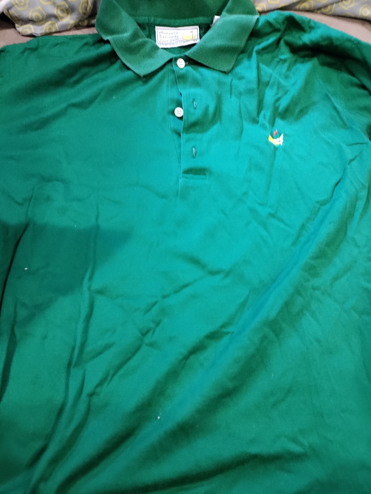 AUGUSTA GOLF SHOP NATIONAL COTTON POLO GREEN SHIRT XL SLAZENGER MASTERS ...