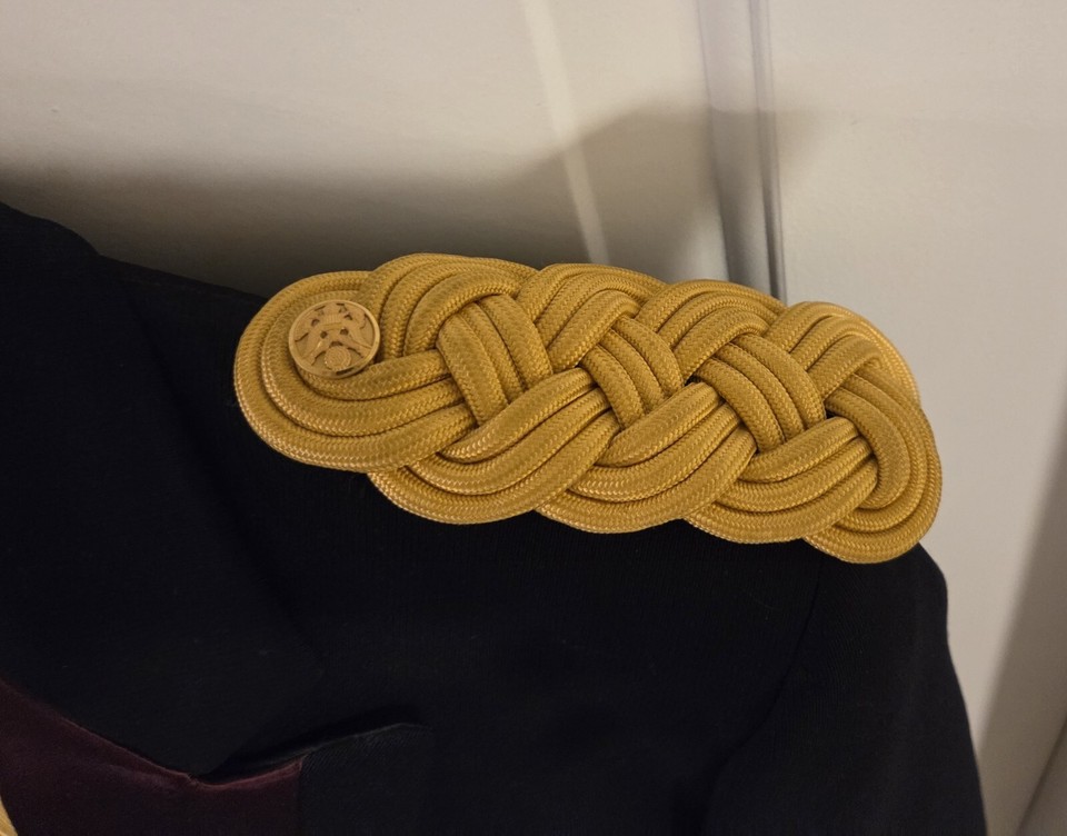 US Army Mess Dress Blue Uniform Jacket Military with Lapel Braids | eBay