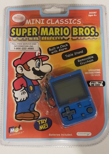 Nintendo Mini Game Classic Super Mario Bros Vintage Handheld Keychain ...