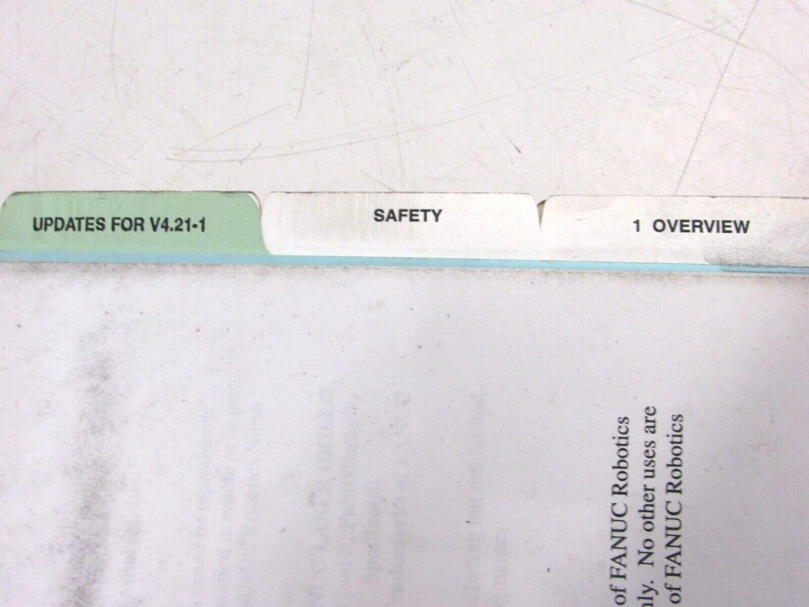 FANUC ROBOTICS SYSTEM R-J2 CONTROLLER KAREL SOFTWARE INSTALLATION ...