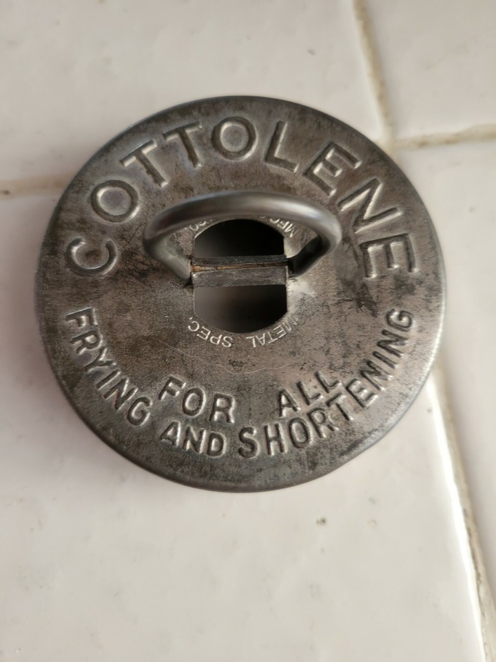 Vintage COTTOLENE Metal Cutter Baking Biscuits Cookies | eBay