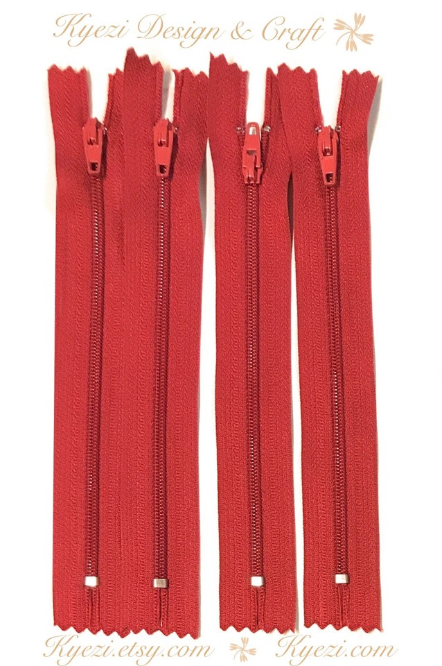 5 10 15 pcs Nylon Coil Closed End Zippers - 9", 10", 12", 14" inch ...