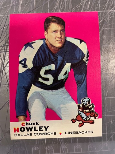 1969 TOPPS #97 CHUCK HOWLEY DALLAS COWBOYS FOOTBALL CARD NM/MT | eBay