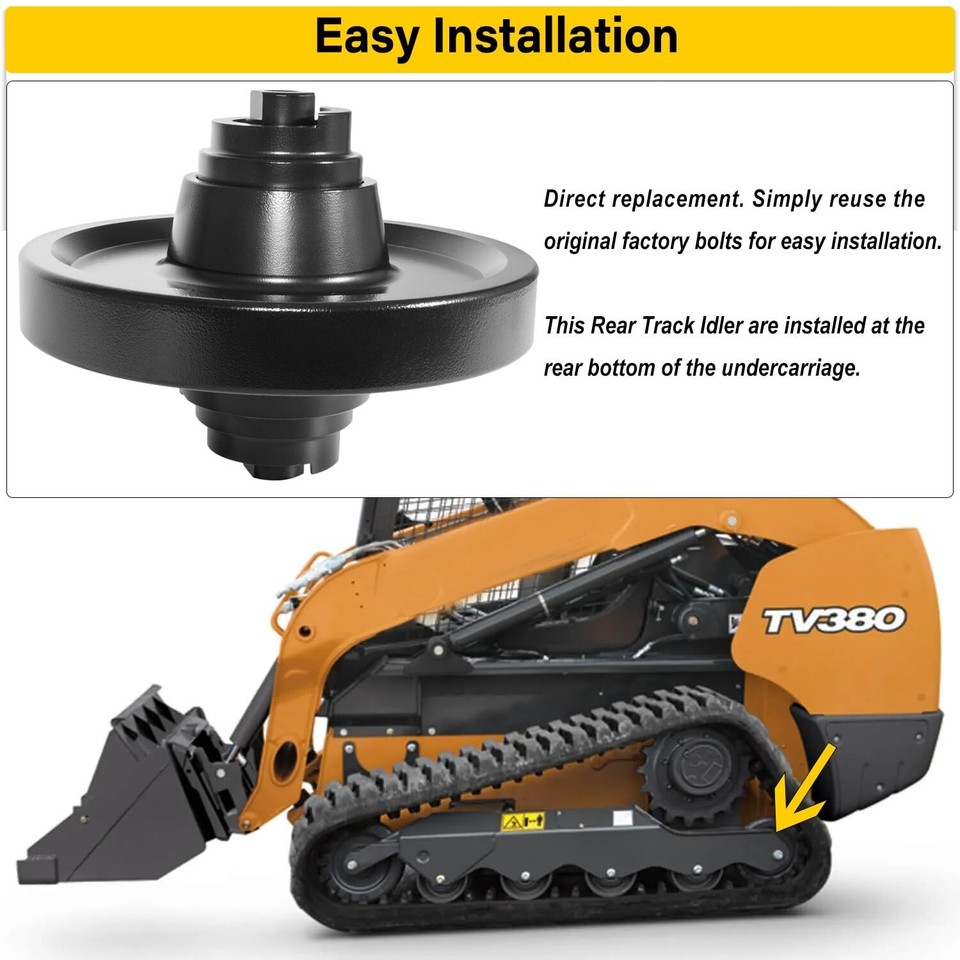 Track Idler - Rear fits Case fits New Holland C175 C185 C190 C227 C232 ...