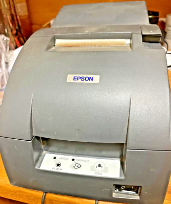 EPSON TM-U220B M188B POS Receipt Printer Ethernet Untested | eBay