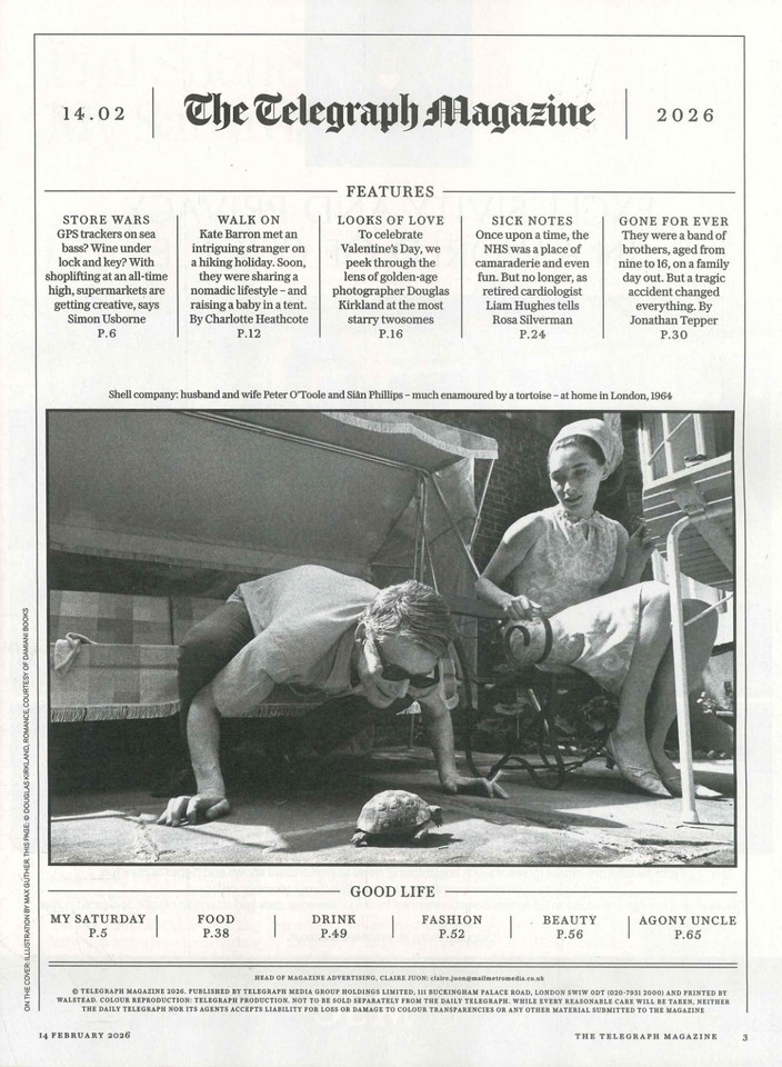 Telegraph Magazine: Shoplifting Record Levels, Phil Spencer, R. Madeley ...