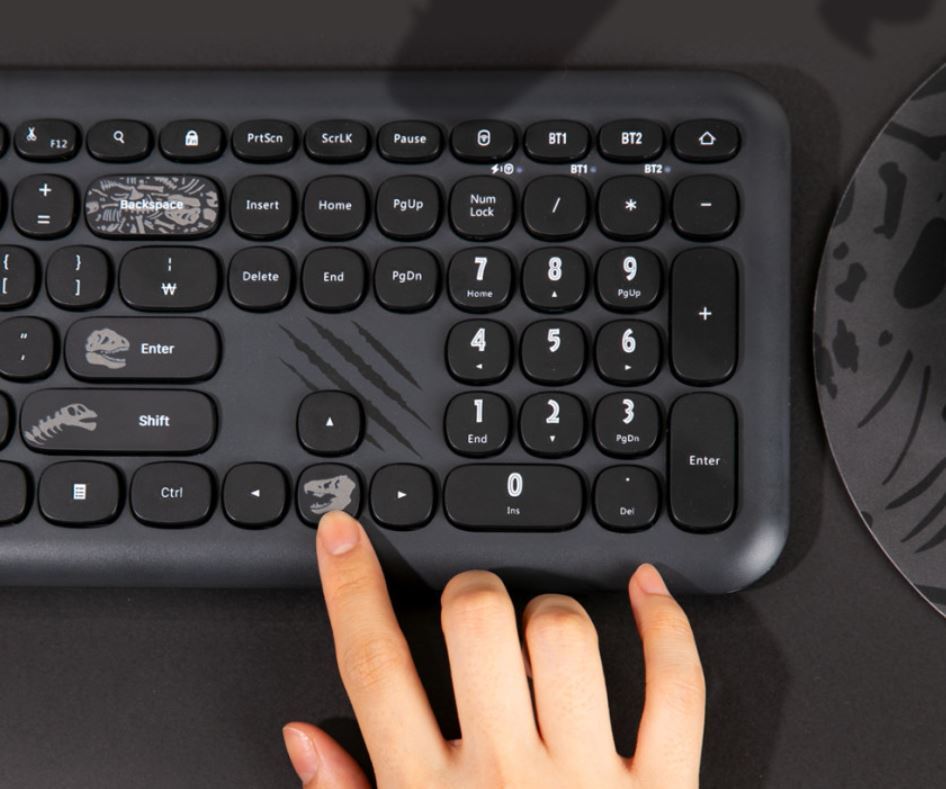Universal Jurassic Park Multi-Pairing Wireless Keyboard_ Royche Genuine ...