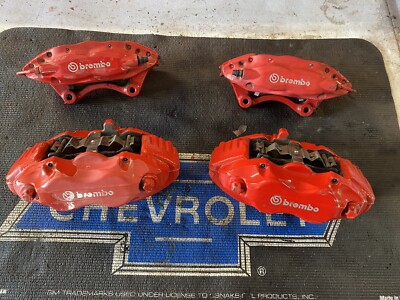 2005 06 07 08 09 10 CHARGER SRT8 4 PISTON FRONT & REAR BREMBO CALIPERS ...
