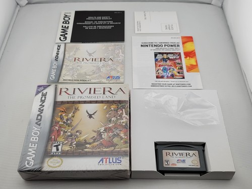 Riviera: The Promised Land Nintendo GameBoy Advance GBA Complete In Box ...
