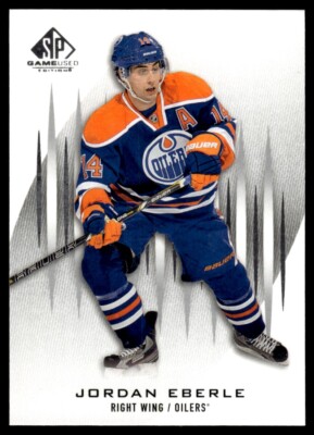 2013-14 SP GAME USED JORDAN EBERLE EDMONTON OILERS #66 | eBay