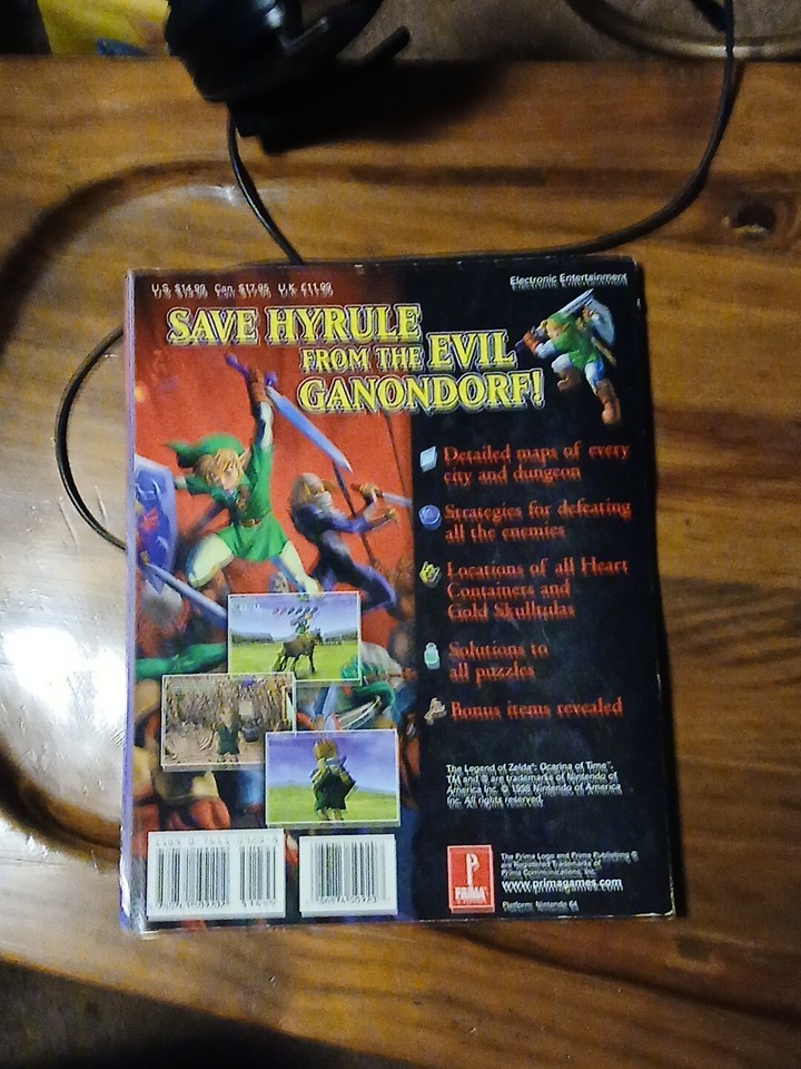 The Legend of Zelda: Ocarina of Time Prima Official Strategy Guide ...