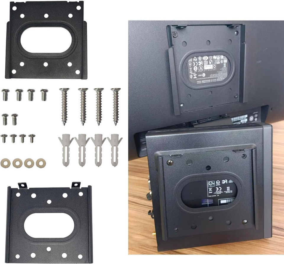NOBER Computer Wall Mout Mini PC VESA Mount TV Monitor Brackets Easy ...
