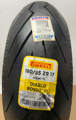 PIRELLI DIABLO ROSSO III 150/55 ZR 17W REAR TIRE | eBay