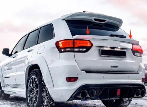 White Rear Mid Spoiler Wing for 2013-2021 Jeep Grand Cherokee Trunk ...