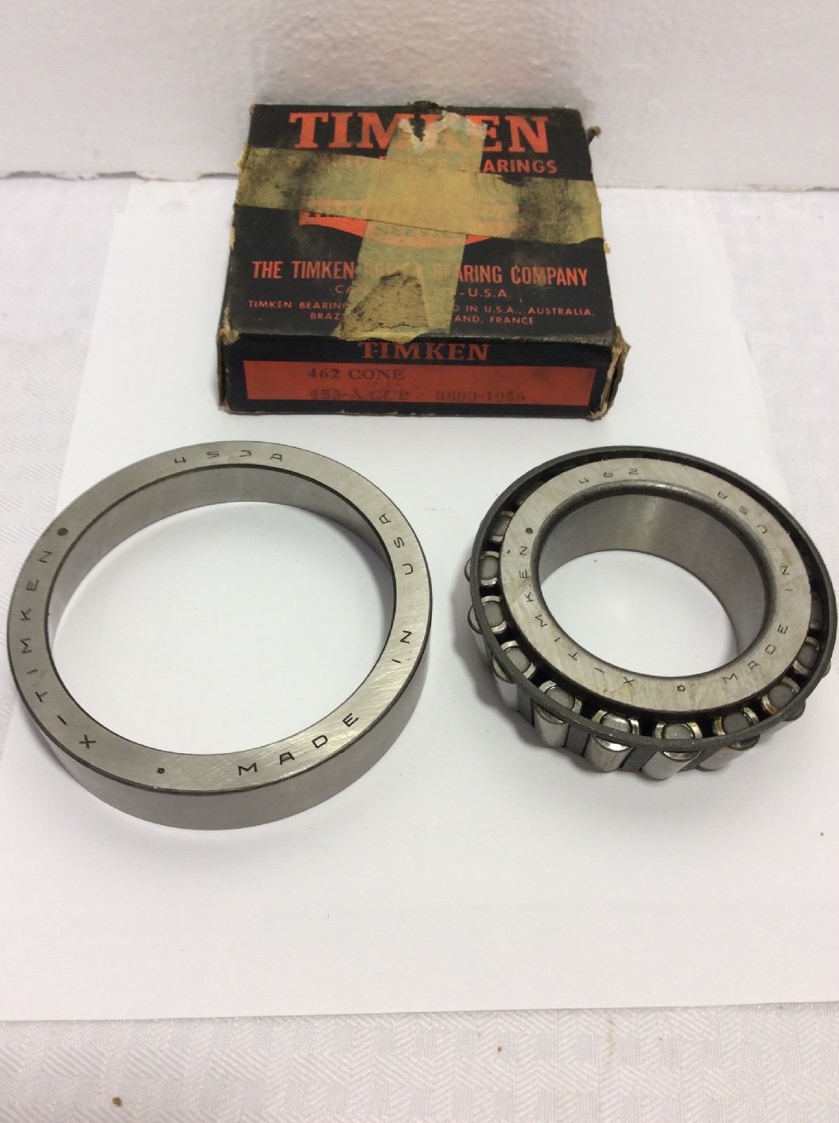 Timken 562 & 453-A Tapered Roller Bearing Cup and Cone | eBay