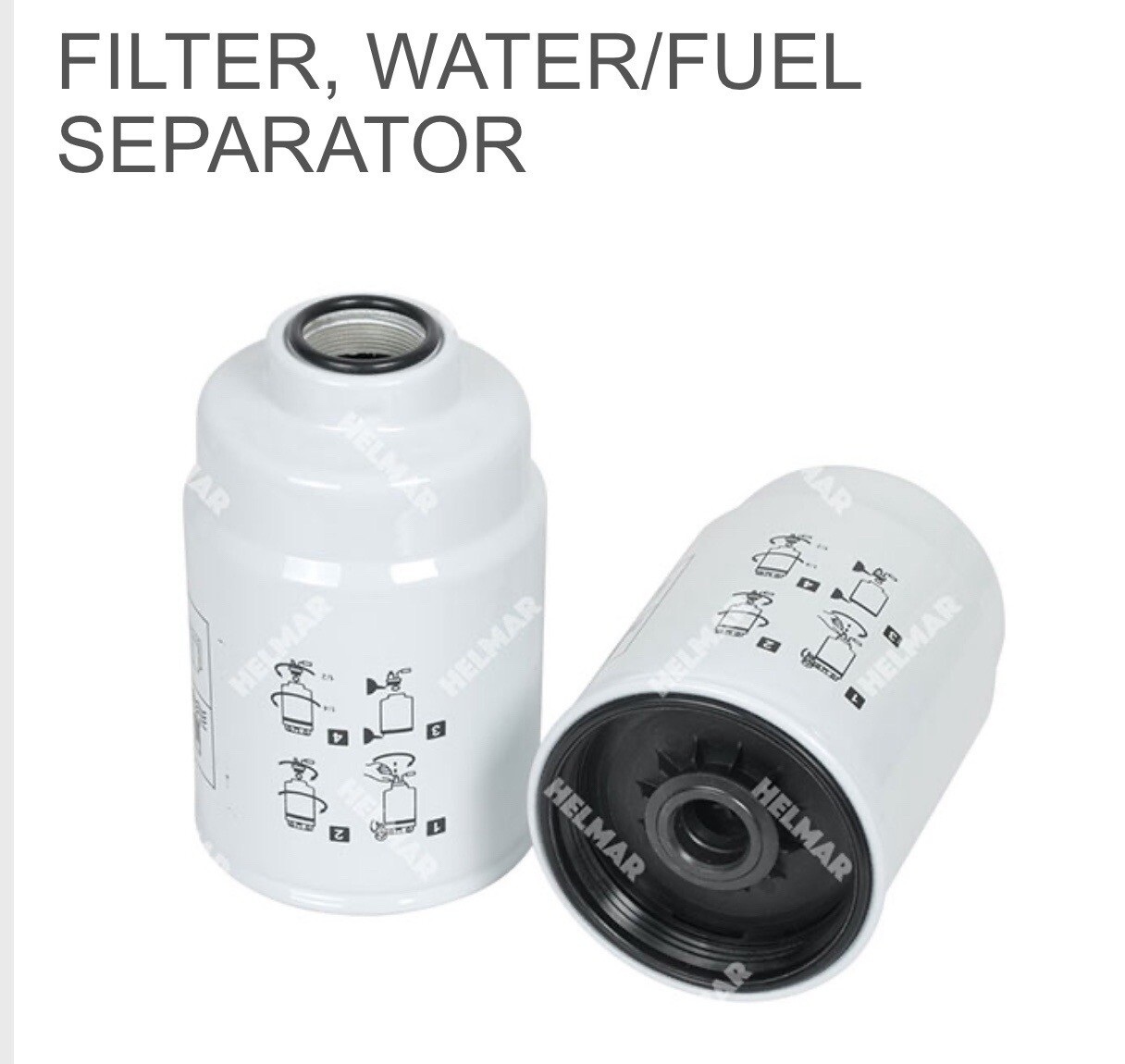 4612789 Fuel Filter Water Separator for Hyster Forklift | eBay