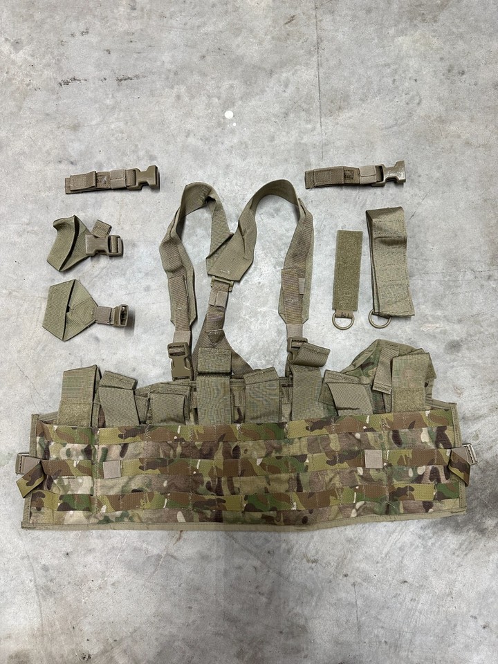 Complete US Army OCP Multicam Molle II Tactical Assault Panel TAP Chest ...