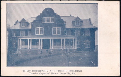 LOYSVILLE PA Tressler Orphans Home Boys Dormitory & School Building Vtg ...