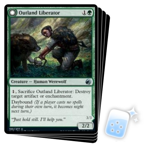 OUTLAND LIBERATOR X4 Innistrad: Midnight Hunt MID Magic MTG MINT CARD ...
