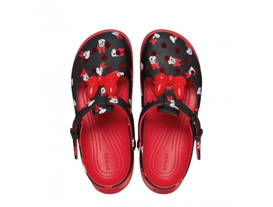 Crocs Classic Disney Mary Jane Minnie Mouse Valentine Women's Shoes RRP ...