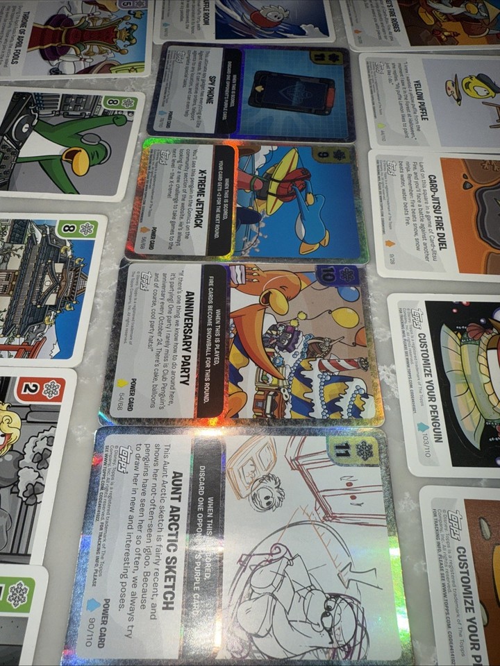 Ice Holo Pack + 16 Ice Cards (theme Pack) Club Penguin Topps | eBay