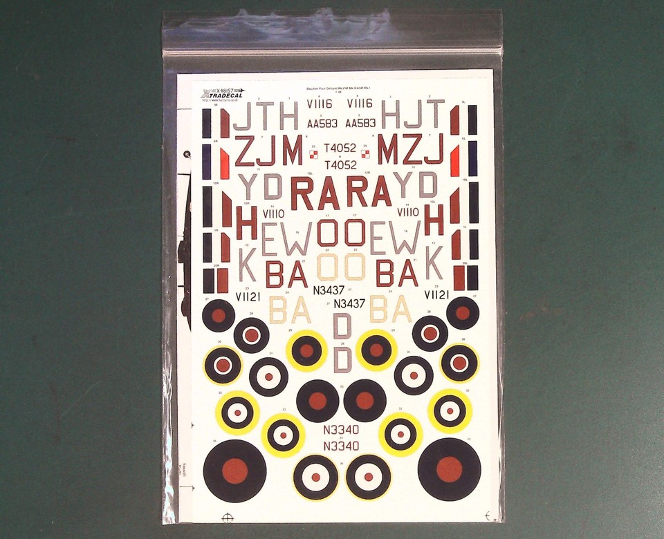 Xtradecal Decals 1/48 X48157: Boulton Paul Defiant Mk.I/NF.MK.II/asr mK ...