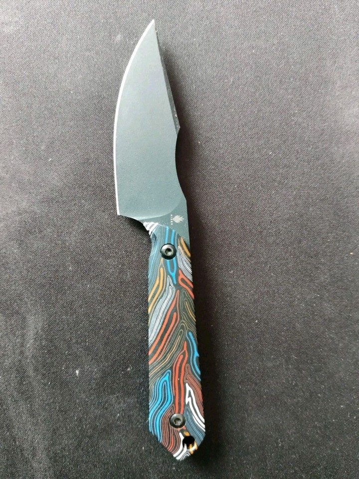 Kizer Harpoon Mini Feststehende Klinge Messer 3V-Stahlklinge G10-Griff ...