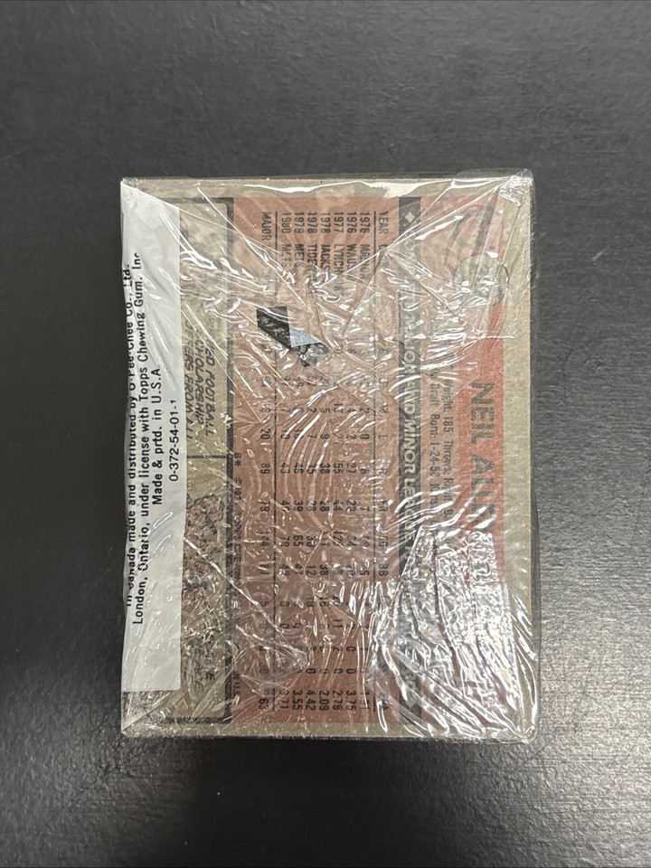 1981 Topps Baseball 28 Card Cello Pack - Reno’s Martin On Front SEALED ...