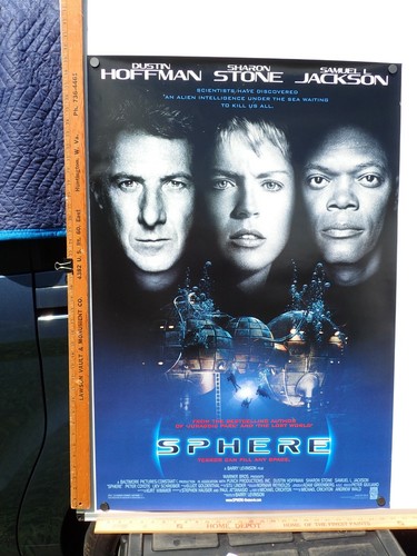 SPHERE 1998 MOVIE POSTER 2 Sided ORIGINAL 27x40 Hoffman - Stone ...