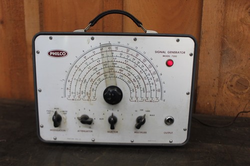 Vintage Philco Signal Generator Model 7200 | eBay
