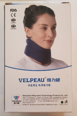 VELPEAU Neck Brace -Foam Cervical Collar - Soft Neck Support Blue New ...
