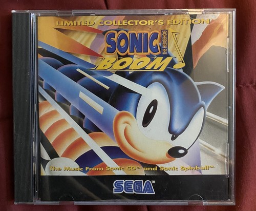 RARE! Sonic The Hedgehog Boom (CD, 1993) LIMITED COLLECTORS EDITION ...