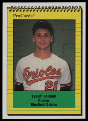 1991 ProCards Terry Farrar Bluefield Orioles | eBay