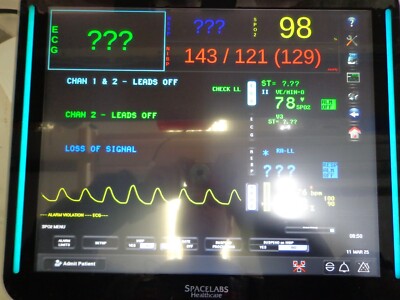 Spacelabs 94267 Xprezzon Display LCD Touchscreen Patient Vital Signs ...