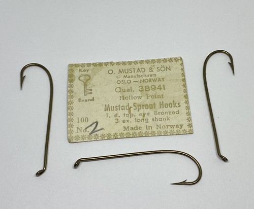 Mustad 38941 streamer fly hooks Sproat Bend #14-6 (not in original ...