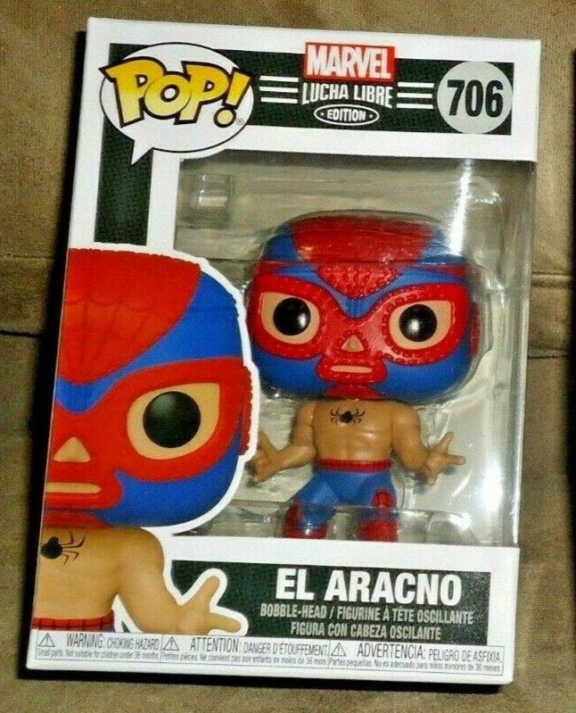 Funko POP! Marvel Lucha Libre Edition El Aracno Spider-man Vinyl Figure ...