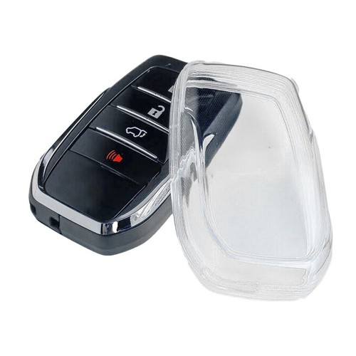 Clear Key Fob Case Cover Fit for Toyota RAV4 Sienna Venza Hilux Tundra ...