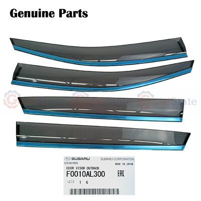 GENUINE Subaru Outback 2015-2020 Weathershield Window Door Visor Set | eBay