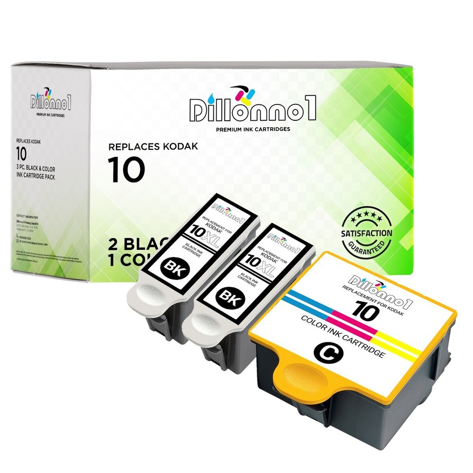 3PK for Kodak 10XL Ink Cartridges ESP 3 5 7 9 3250 5210 5250 9250 ...