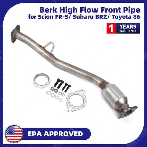 High Flow Front Pipe for Scion FR-S/ Subaru BRZ Toyota 86 USA | eBay