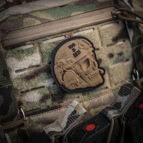 Chevron Patch WAR IS HELL Skull OPERATOR Coyote 3D PVC🇺🇦 | eBay