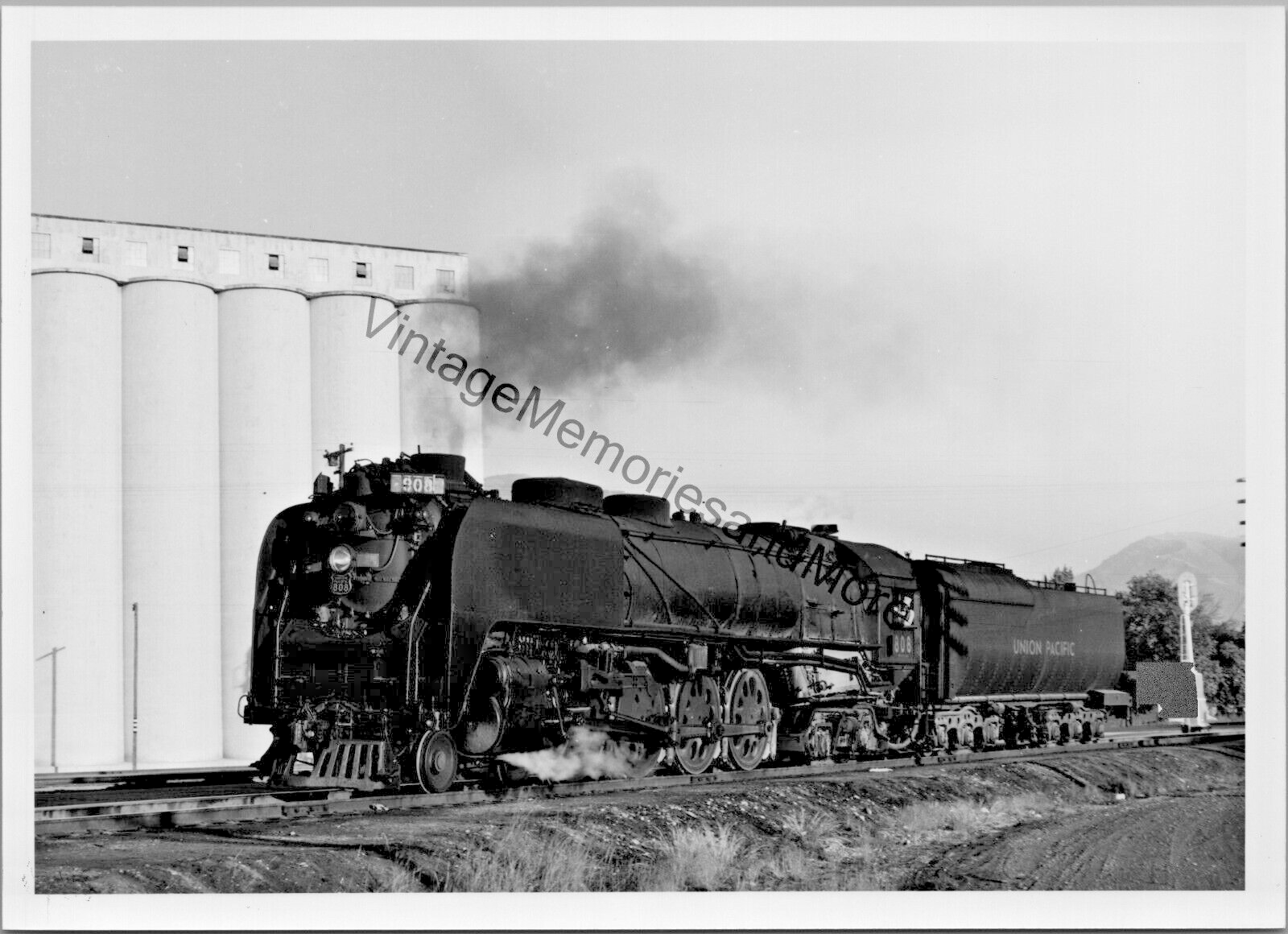 Vintage Union Pacific Railroad UP 808 Steam Locomotive T2-280 | eBay