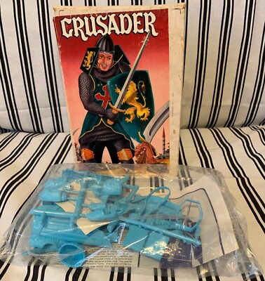 Vintage Aurora 1958 Crusader Knight Model Kit | eBay