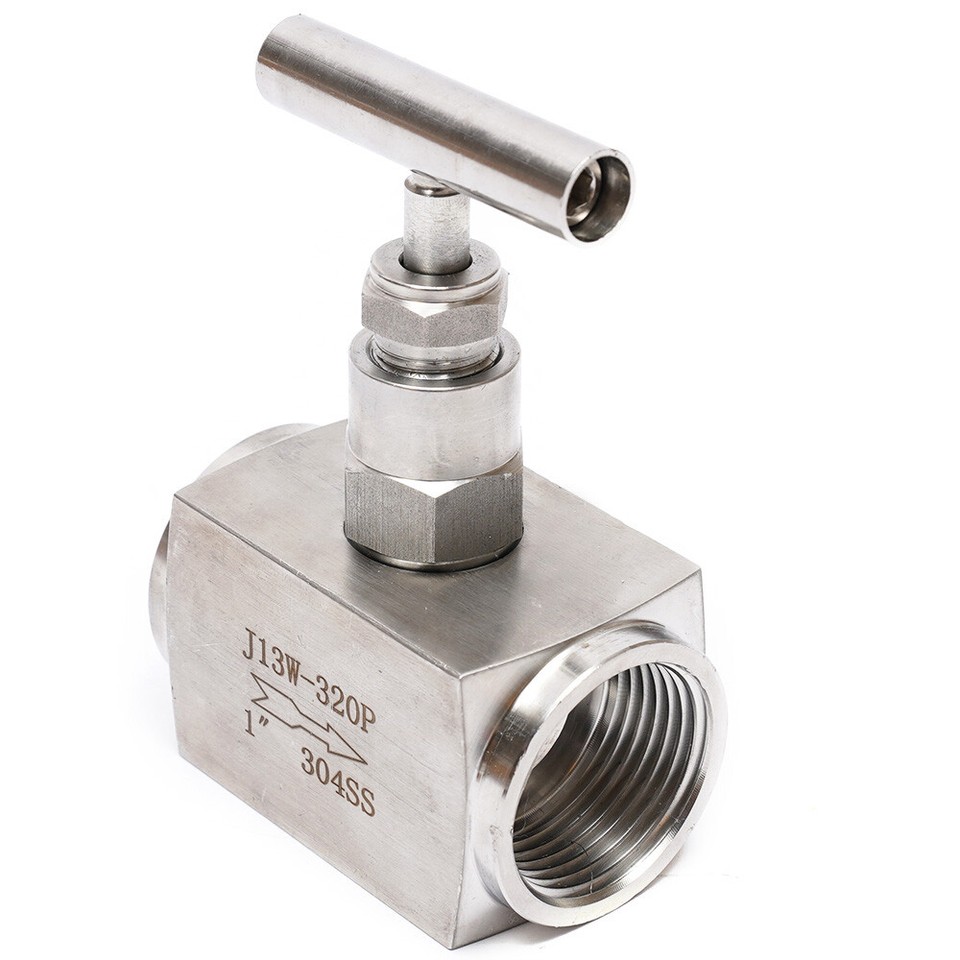 1inch BSP Female Thread Stainless Needle Valve 2 Way High Pressure ...