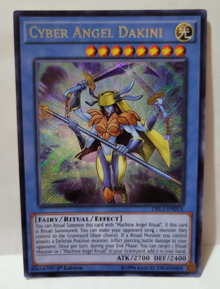 YUGIOH CYBER ANGEL DAKINI DRL3-EN014 1St EDITION SECRET LIGHT PLAYED | eBay